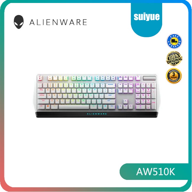 Alienware AW510K คีย์บอร์ดเกมมิ่งไม่มีคีย์เดี่ยว RGB cherry red axis ...