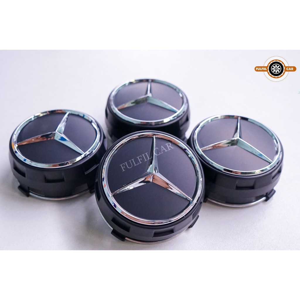 ฝาครอบดุมล้อ Mercedes Benz 75MM เมอร์เซเดสเบนซ์ 75MM | Shopee Thailand