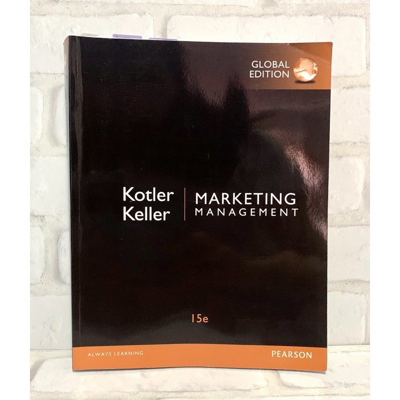 Textbook MARKETING MANAGEMENT (GLOBAL EDITION) มือสองสภาพดี ใช้เอง ...