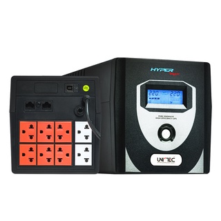 UPS (Pure Sine Wave) UNITEC HYPER MAX 1200VA/840W | 2000VA/1400W BLACK ประกัน 2 ปี Onsite ...