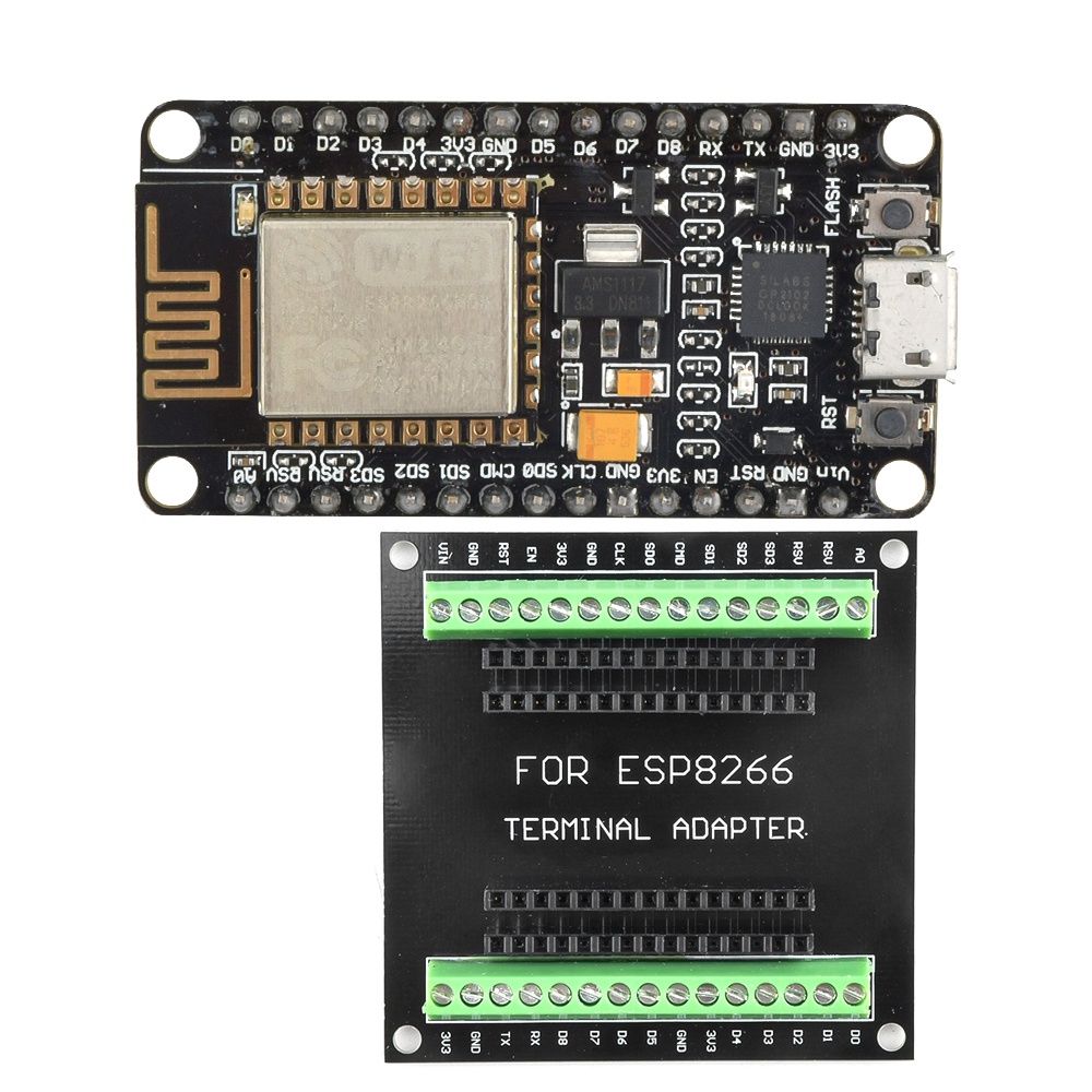 Diymore ESP8266 บอร์ดขยาย บอร์ดพัฒนา WIFI NODEMCU V2 GPIO ESP-12E CP2102 | Shopee Thailand
