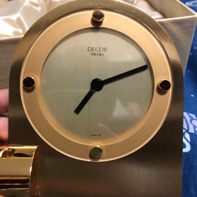Seiko DECOR นาฬิกาตั้งโต๊ะ ของแท้ สภาพใหม่ | Shopee Thailand