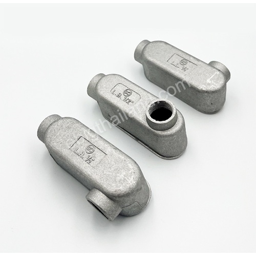 SC บล็อคเหล็กพักสายเข้ามุมมีฝาเปิด LB LL LR OC OT ขนาด 1/2" - 1 ...