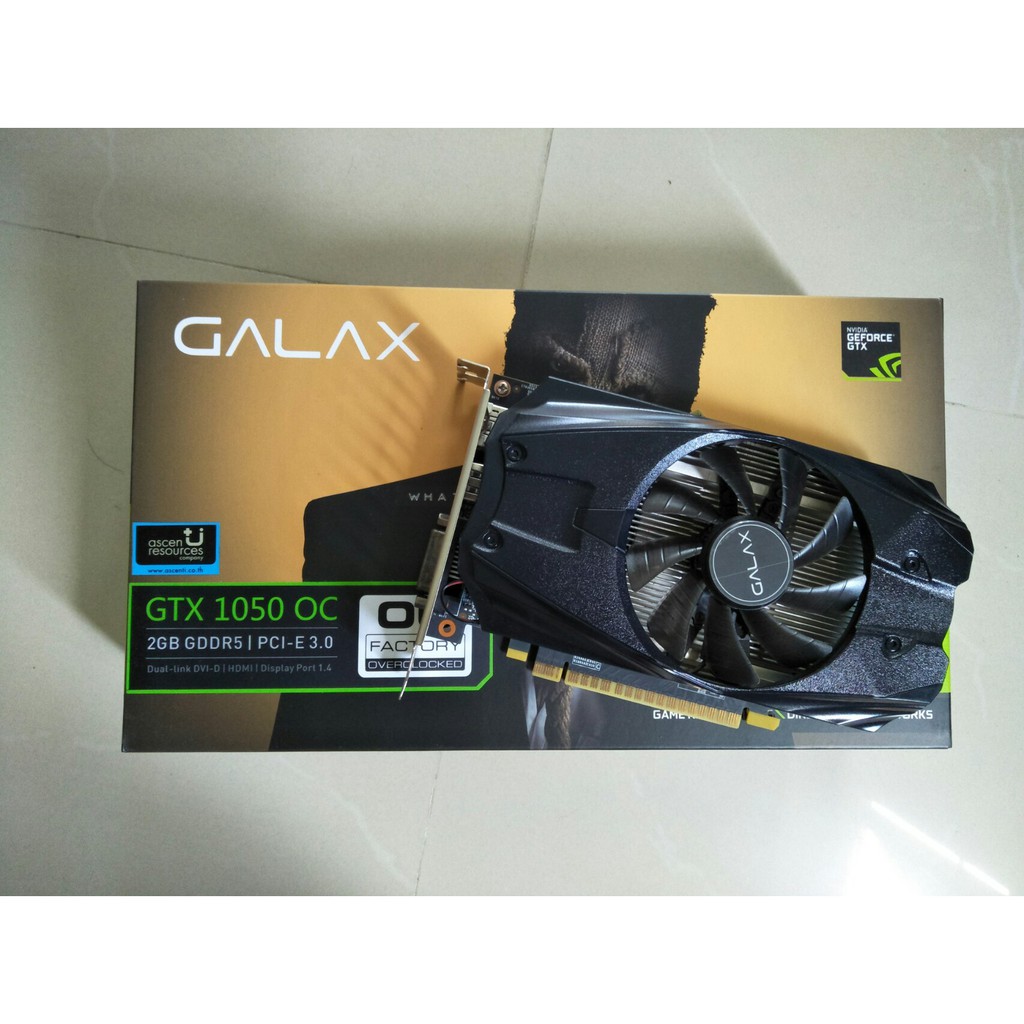 การ์ดจอ Galax OC GTX1050 2GB DDR5 | Shopee Thailand