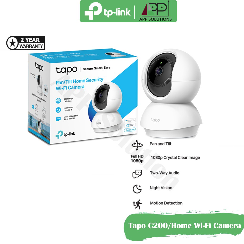 💥SALE💥TP-LINK Wi-Fi Camera 1080P/2MP/Full HD รุ่นTapo C200(ประกัน2ปี ...