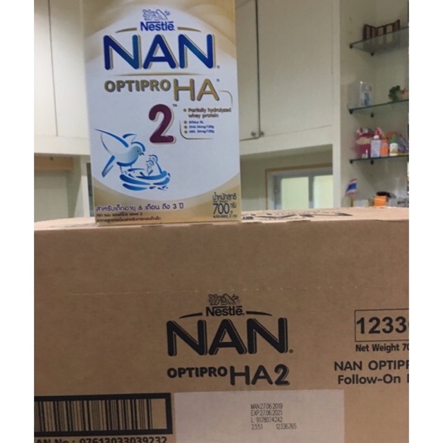 NAN HA2 Optipro แนน ออพติโปร เอชเอ 2 ขนาด 7 กรัม 6 กล่อง ยกลัง อายุยาว 20/04/2022 | Shopee Thailand