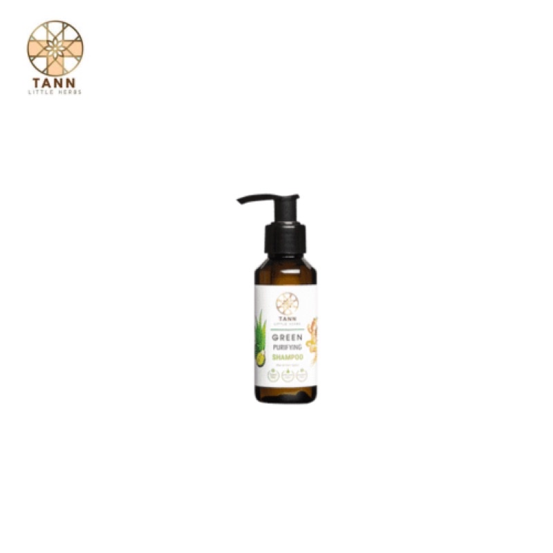 🍃TANN Green Purifying Shampoo แชมพูสูตร Chinese Oriental Herbal ผมนุ่ม ...