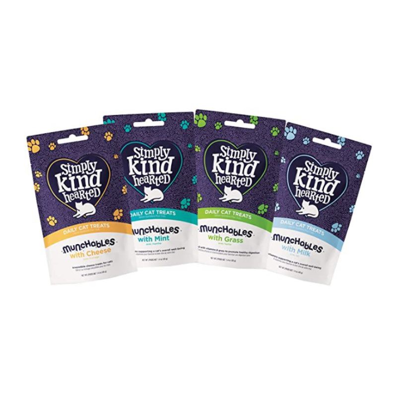 *พร้อมส่ง 4 สูตร ขนมแมวผสมวิตามิน Simply Kind Hearted Munchables Cat ...