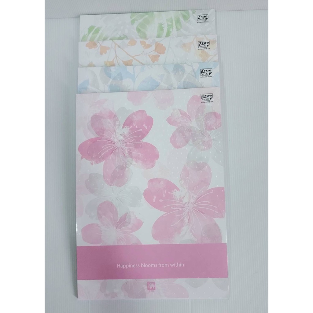 สมุดฉีกตราช้าง ขนาด A4 ขนาด 70 แกรม P-106 คละลาย | Shopee Thailand