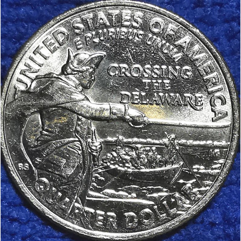 เหรียญ สหรัฐอเมริกา USA, 1 Quarter, (Crossing the Delaware), #3711T ...