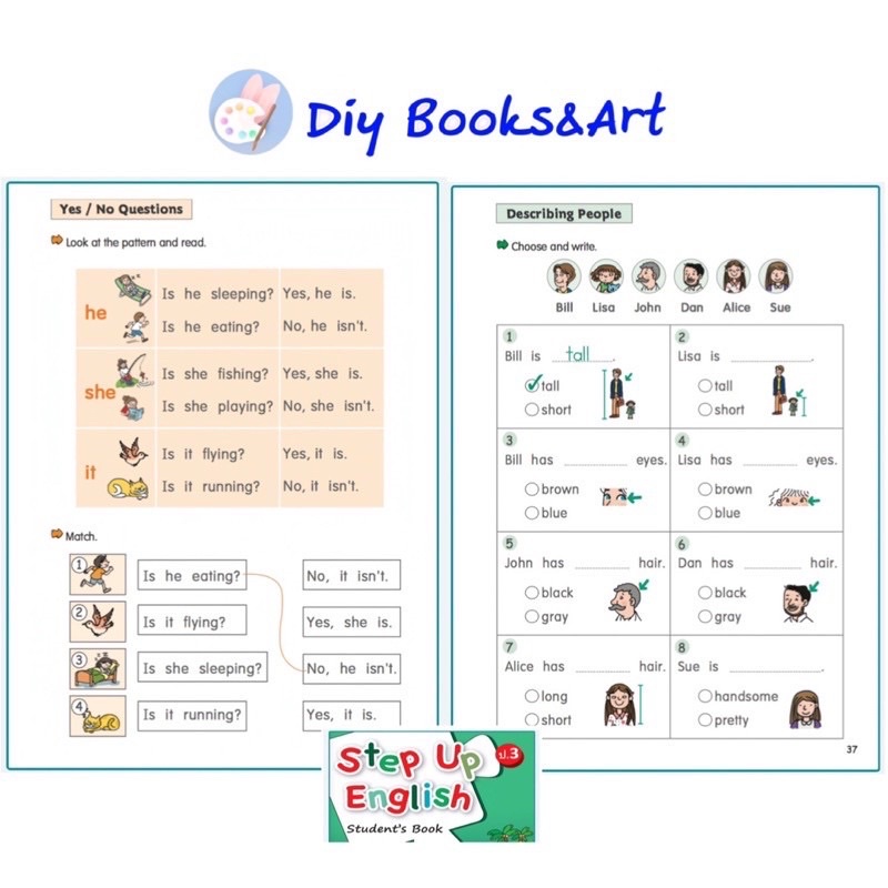 หนังสือ Step Up English Student Book/Workbook 1-6 (ธารปัญญา) ราคาแยก ...