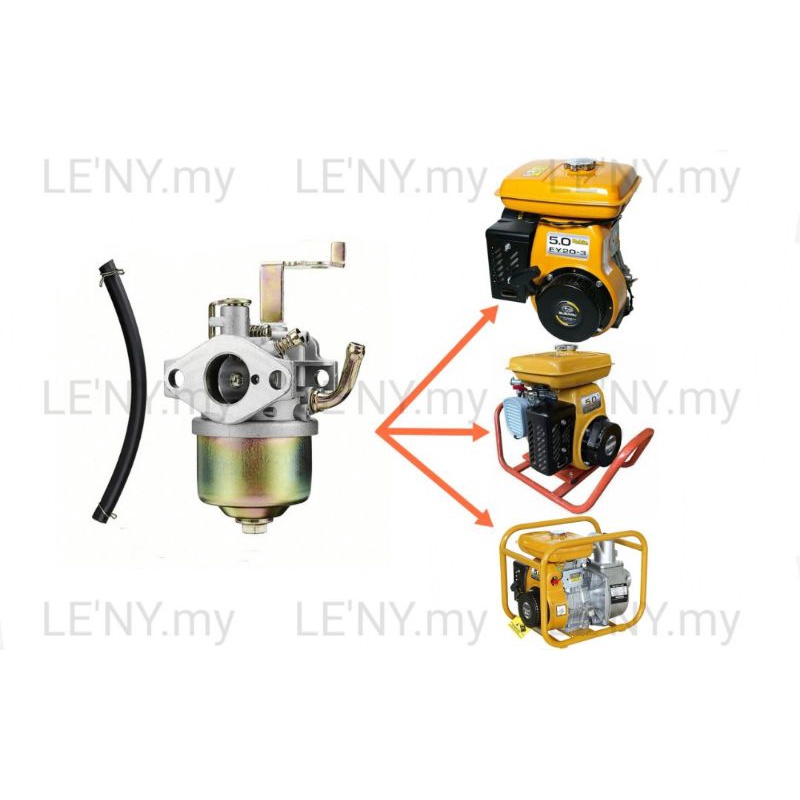 Robin SUBARU EY20 / EY20-3 ( 5.0HP ) คาร์บูเรเตอร์ สําหรับเครื่องยนต์ ...
