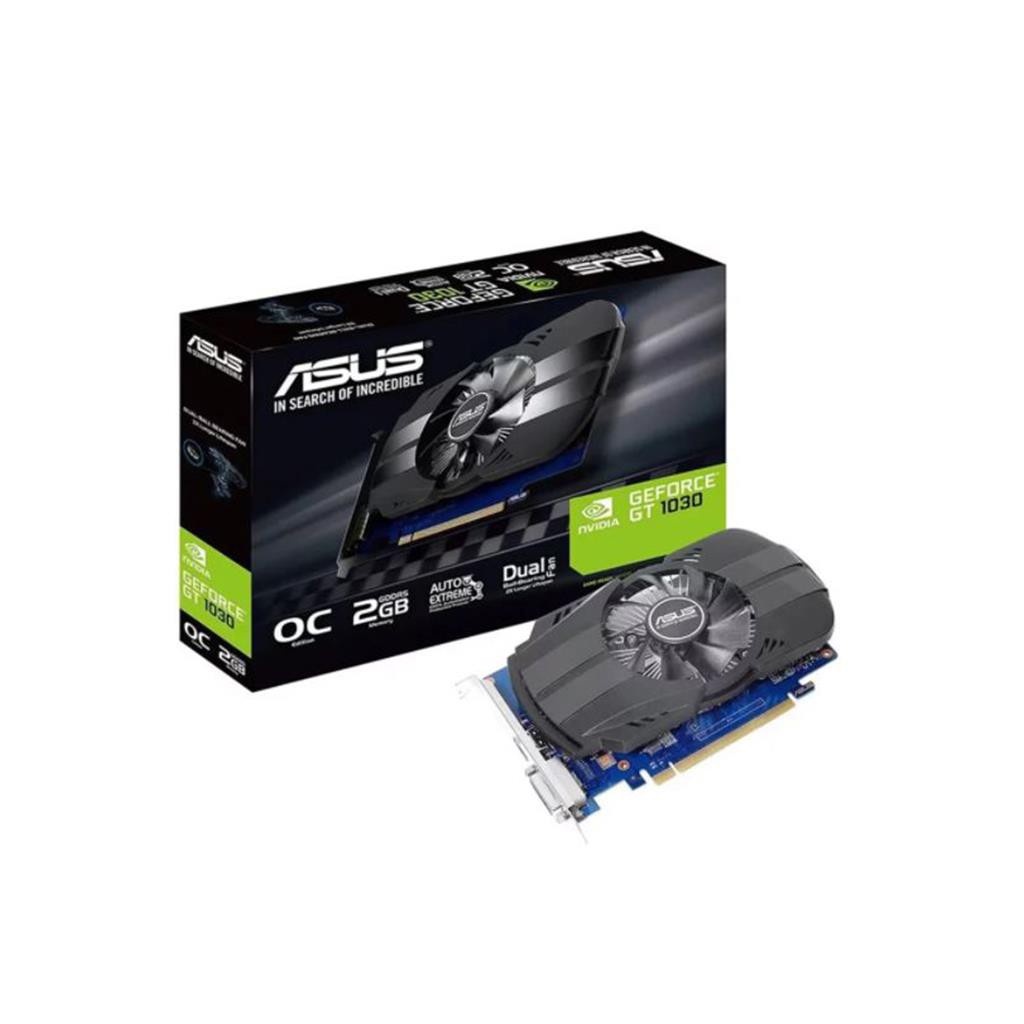 ASUS - VIDEO CARD PH-GT1030-O2G Model : PH-GT1030-O2G | Shopee Thailand