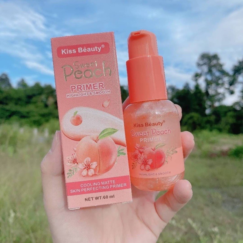 KISS BEAUTY SWEET PEACH PRIMER ไพร์มเมอร์เนื้อพีช | Shopee Thailand