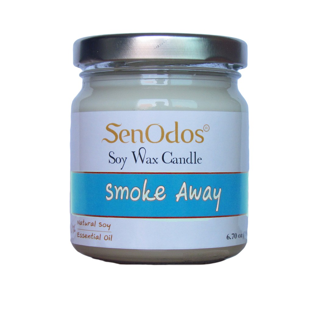 เทียนหอม Smoke Away เลิกบุหรี่ อดบุหรี่ สูตรพิเศษ 190 กรัม | Shopee Thailand
