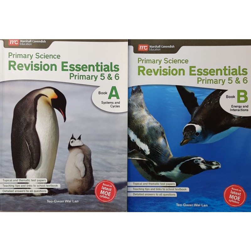 Primary Science Revision Essentials Primary 5&6 Book A&B | Shopee Thailand