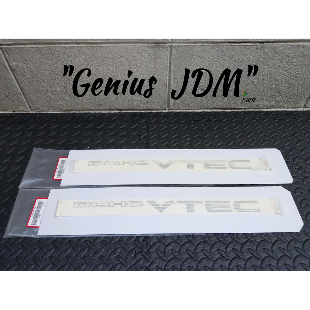 ชุด Sticker DOHC VTEC แท้ เบิก JP แปะข้างรถ ตรงรุ่น Civic EK / Coupe ...