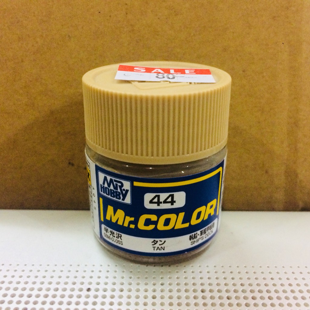 Mr.Hobby [สีสูตรทินเนอร์] Mr.Color C44 SEMI-GROSS TAN [SHIP'SDECK ...