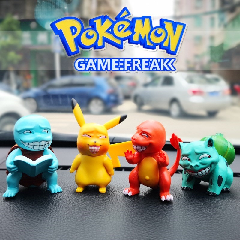ฟิกเกอร์ Pokemon Funny Gangsta Style Pikachu Dragon Pup Bulbasaur ...