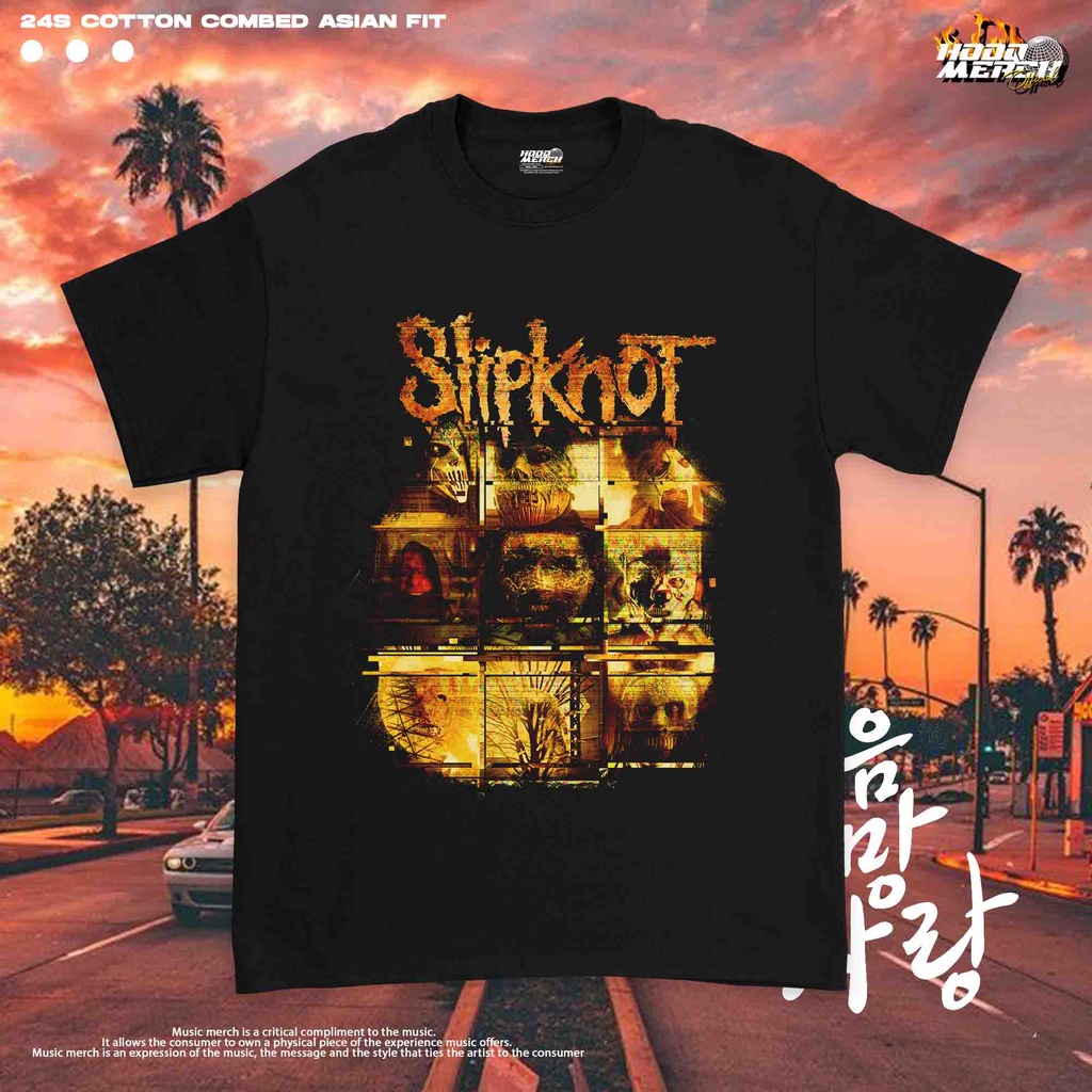 ราคาต่ำสุด!!Slipknot BAND เสื้อยืด - UNSAINTED MERCH / SLIPKNOT ...