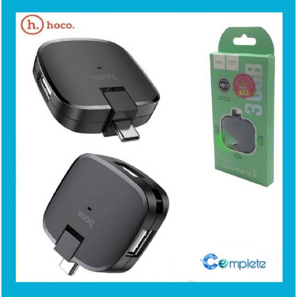 Hoco อะแดปเตอร์ OTG Type-C To USB 3 Port รุ่น HB11 | Shopee Thailand