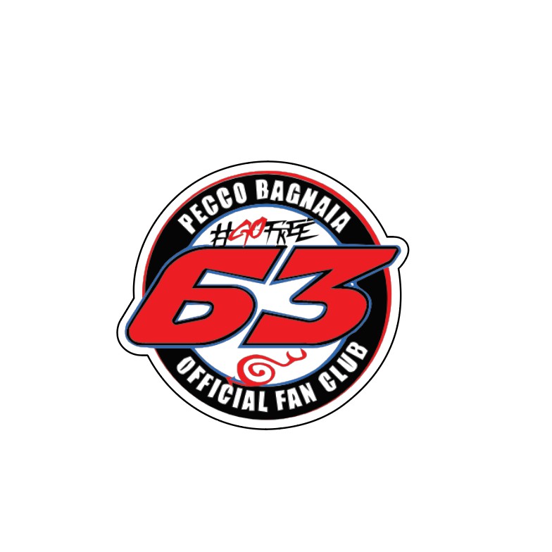 สติ๊กเกอร์ #63 pecco (3M) สติ๊กเอร์บิ๊กไบค์ สติ๊กเกอร์มอไซค์ สติ๊กเกอร์ ...