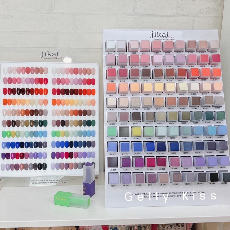Gel colors สีเจล Jikai Collection 100 สี สีเจลเกาหลีคุณภาพสูงเนื้อแน่น ...