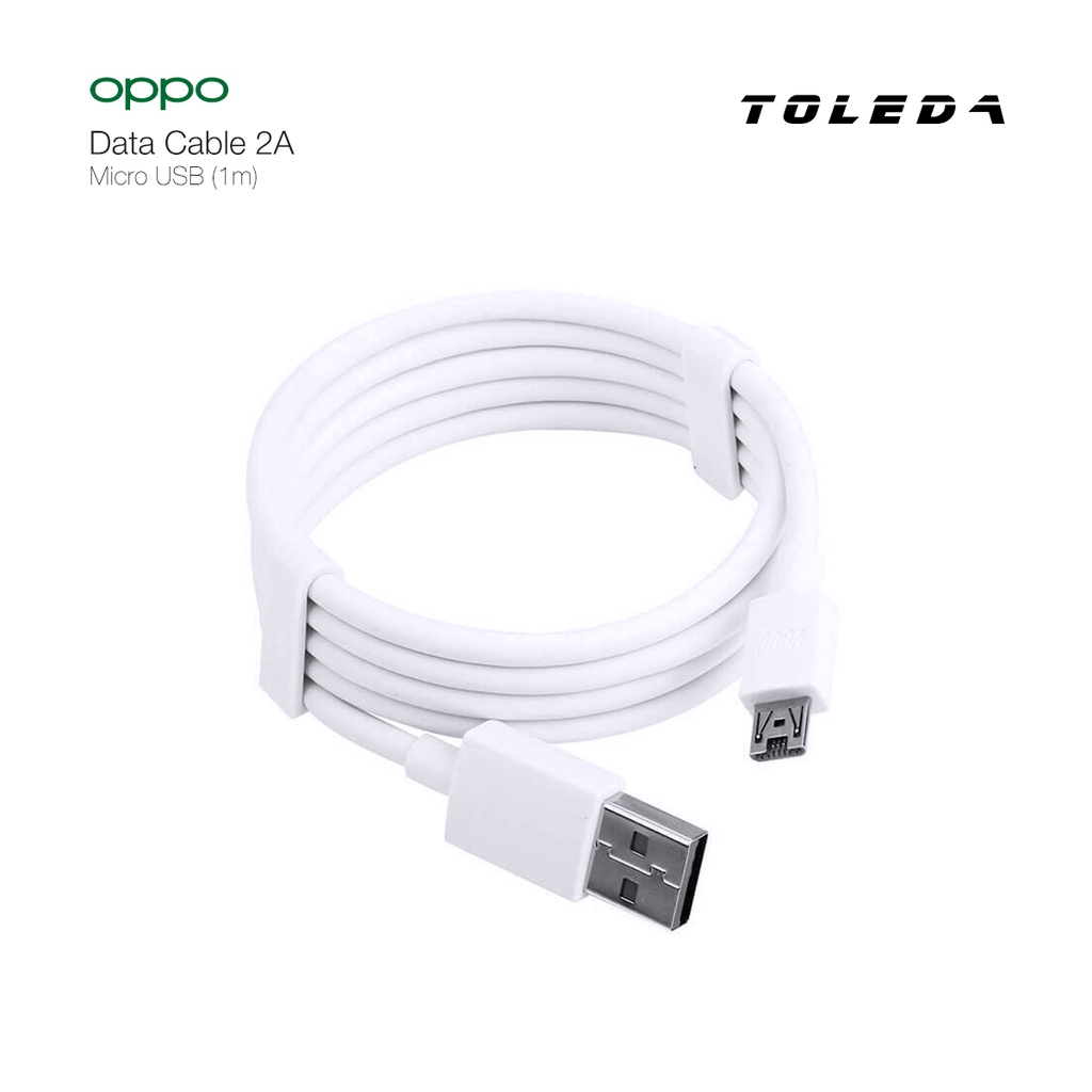 Oppo Micro USB 2A สายชาร์จข้อมูลชาร์จเร็ว 1 ม. ของแท้ 100% | Shopee ...