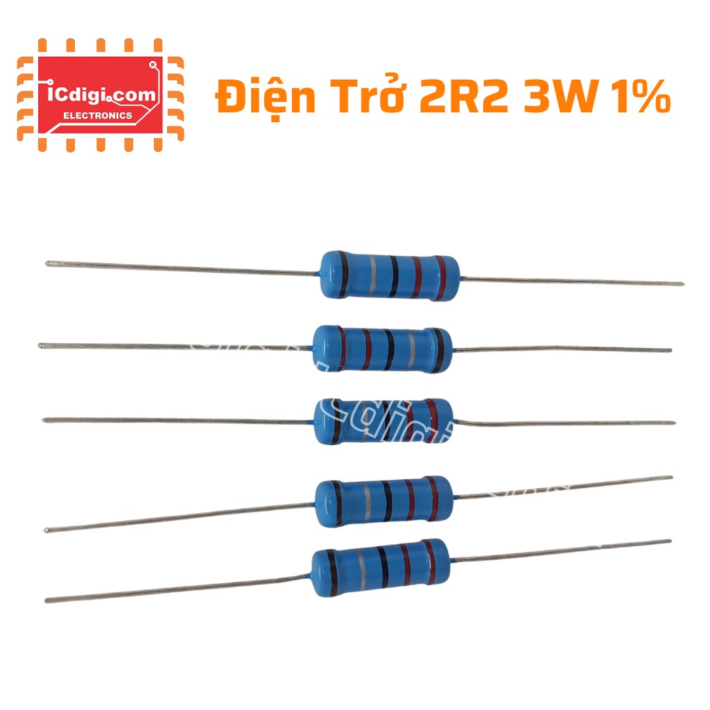 [10 ชิ้น] ตัวต้านทาน 2R2 3W 1% | Shopee Thailand