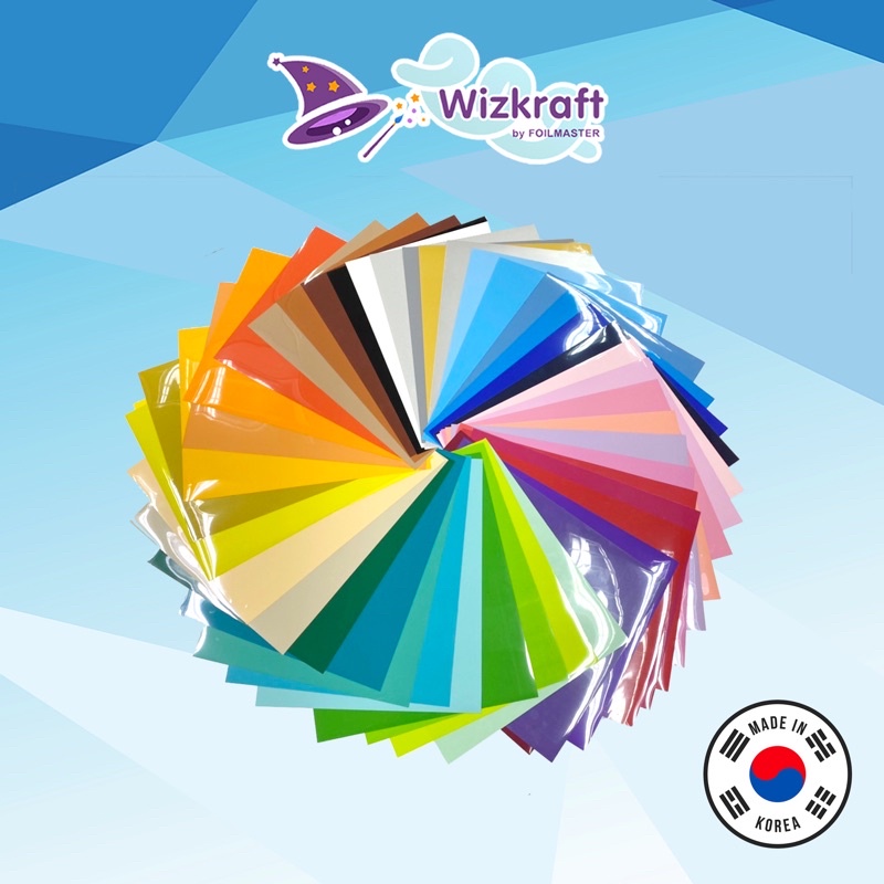 เฟล็กติดเสื้อ 25 x 25ซม แบ่งขาย Wizkraft FLEX PU เฟล็กตัด รีดติดเสื้อ เนื้อนุ่ม ติดง่าย ติดทนนาน ...