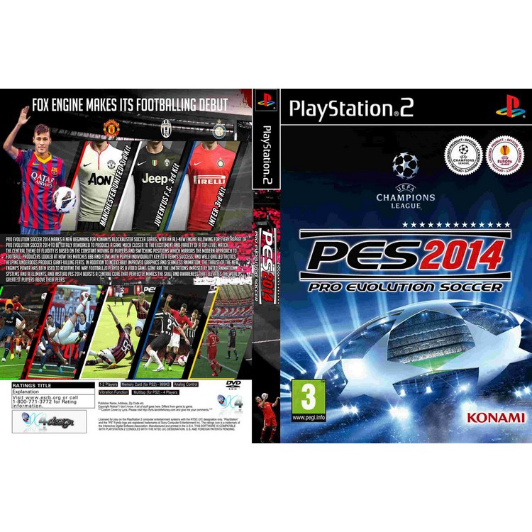 PRO EVOLUTION SOCCER 2014 [PS2 EU : DVD5 1 Disc] | Shopee Thailand