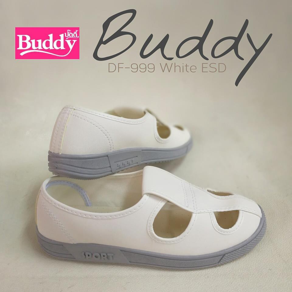 Buddy DF-999 (ESD) รองเท้าป้องกันไฟฟ้าสถิตย์ (ANTI-STATIC) สำหรับห้องคลีนรูม | Shopee Thailand
