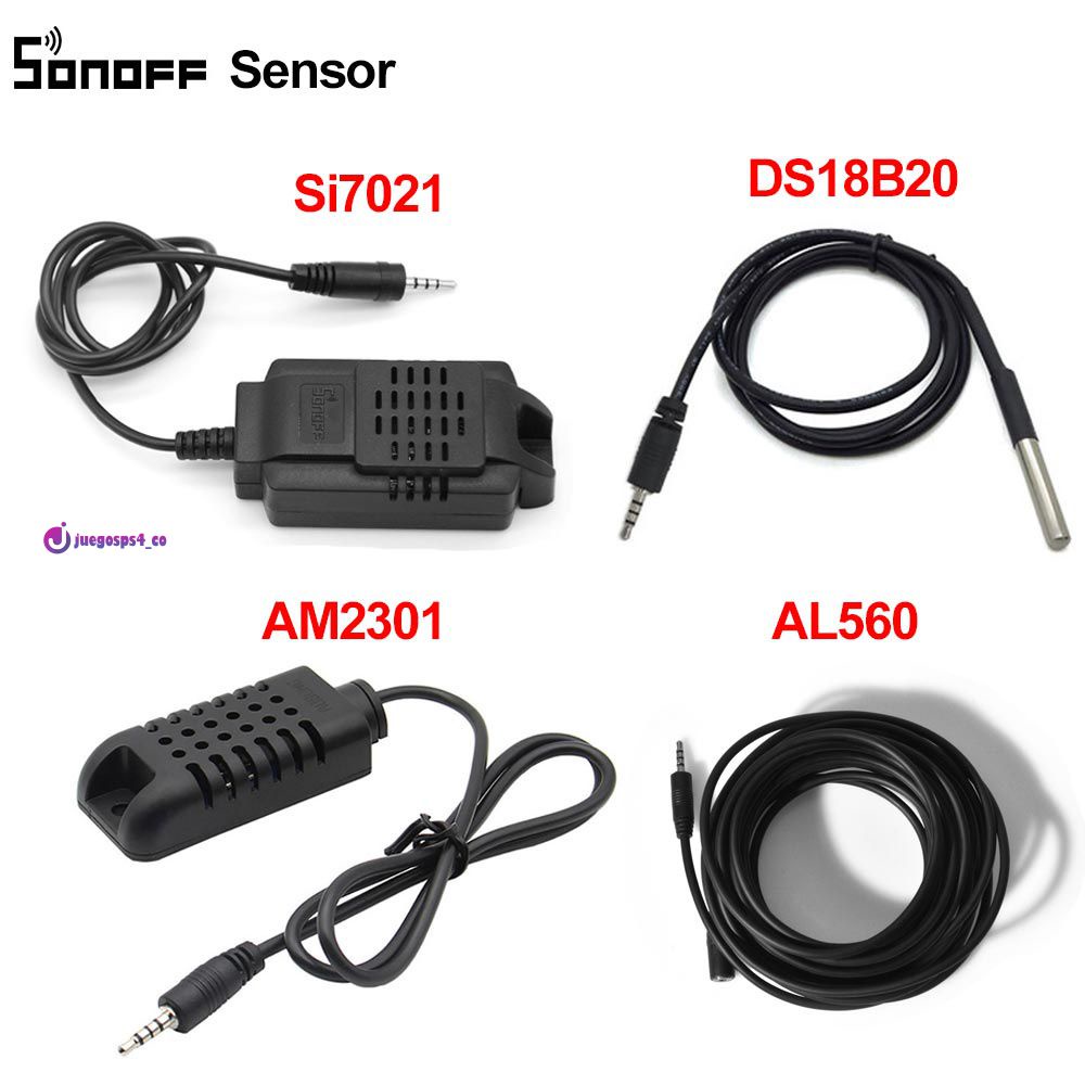 เซนเซอร์วัดอุณหภูมิความชื้น Sonoff Si7021 AM2301 RL560 DS18B20 THS01 AL010 RJ11 MS01 พร้อมสาย ...