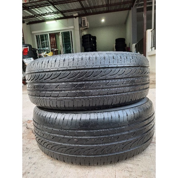ยางเปอร์เซนต์ Bridgestone 215 55 R17 มีปะ1เส้น ปี15 ดอกหนา | Shopee Thailand
