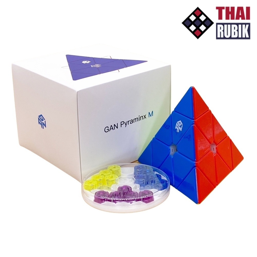 รูบิคสามเหลี่ยม Gan Pyraminx Enhanced สี UV Stickerless | Shopee Thailand