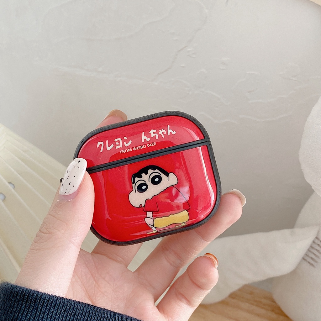 cute cartoon crayon shin-chan case for airpods 1 2 3 pro cover | Shopee ...
