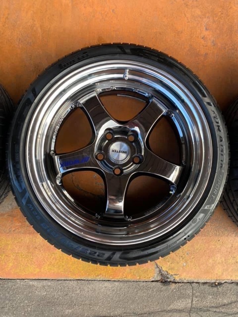 ขายล้อแท้ W work S1 ขอบ18” สภาพ99% + ยาง Pirelli 03/20 วิ่งมา300โล ...