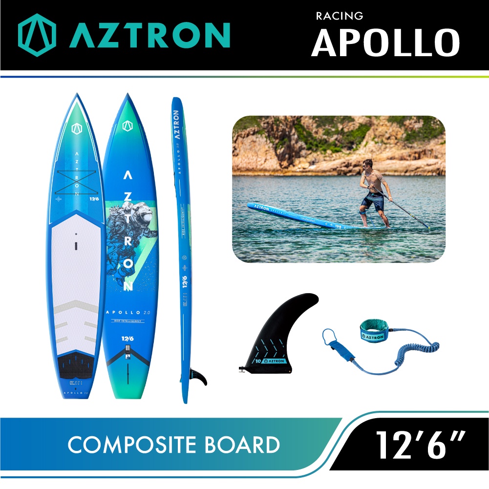 Aztron Apollo 12'6" Sup board บอร์ดยืนพาย บอร์ดแข็ง มีบริการหลังการขาย ...