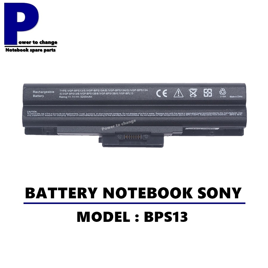 BATTERY NOTEBOOK SONY BPS13 / แบตเตอรี่โน๊ตบุ๊ค โซนี่ เทียบ (OEM ...
