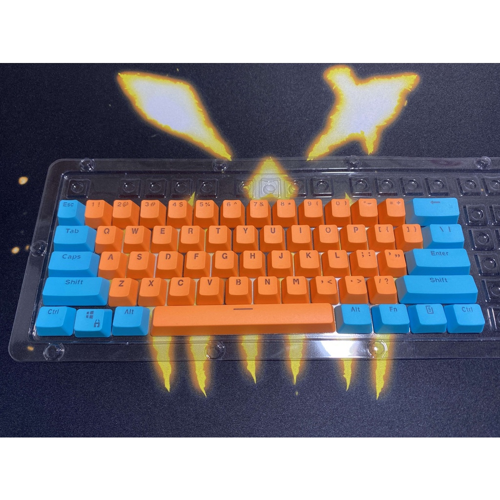 RK 61 Keycaps PBT Material OEM profile Backlit Two-Color Mechanical ...