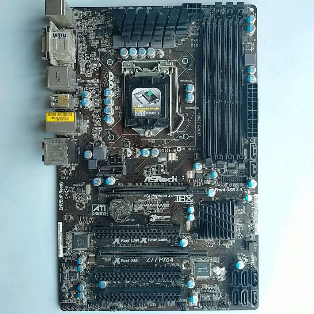 Asrock Z77 Pro4 Z77 ซ็อกเก็ต LGA 1155 DDR3 32GB ATX มือสอง ของแท้ | Shopee Thailand