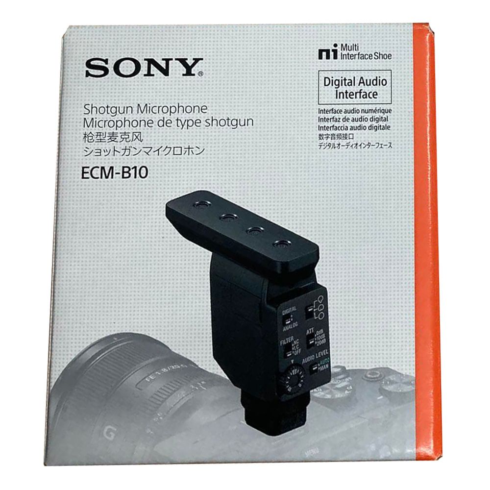 Sony ECM-B10 Compact Camera-Mount Digital MI Shoe Shotgun Microphone ...