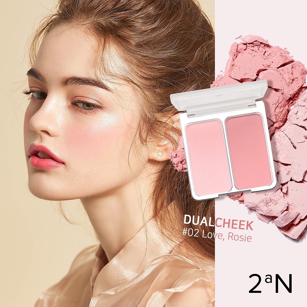 2aN Dual Cheek blush palette พร้อมส่ง | Shopee Thailand