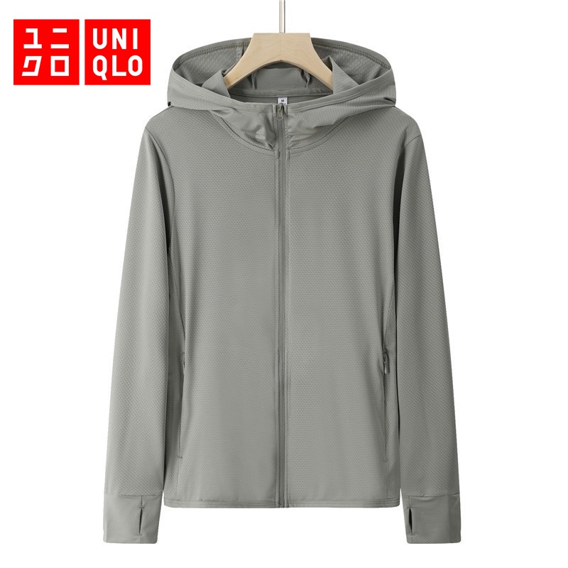 Uniqlo Airism เสื้อแจ็กเก็ตแขนยาว มีฮู้ด ป้องกันรังสียูวี UPF 50+ สําหรับผู้หญิง | Shopee Thailand
