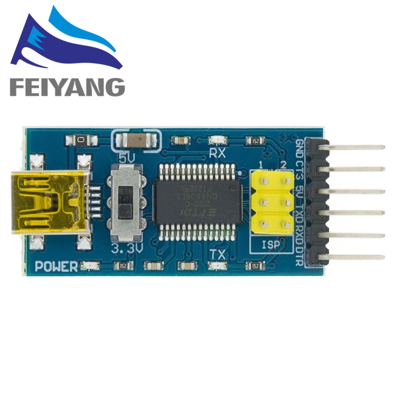 อะแดปเตอร์โมดูล FT232RL FTDI USB 3.3V 5.5V เป็น TTL Serial สําหรับ ...