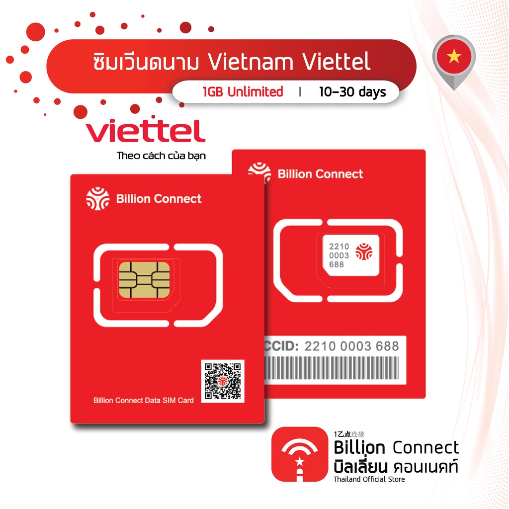 Vietnam Sim Card Unlimited 5GB Daily สัญญาณ Viettel: ซิมเวียดนาม 3-10 ...