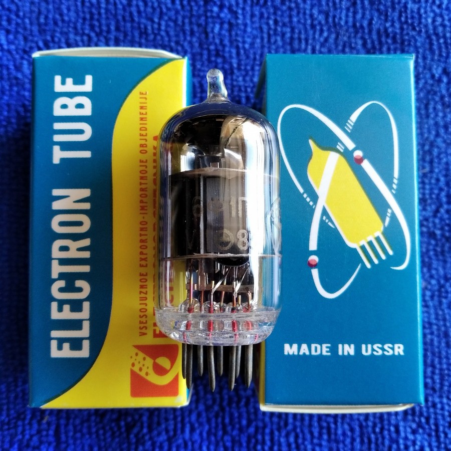 6F1P 6Ф1П หลอดอัพเกรด แทนหลอดจีน 6F2 และแทนหลอดเบอร์ ECF80-ECF82-6U8 ...