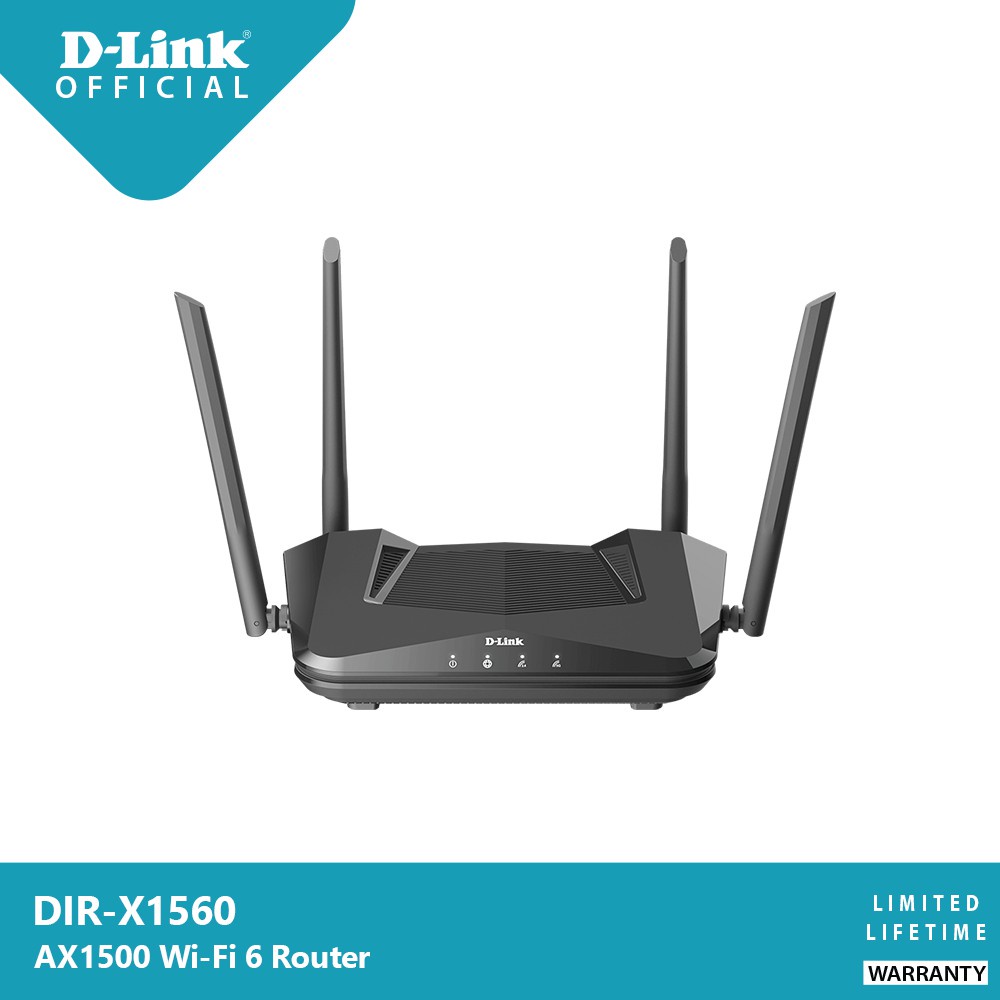 D-Link DIR-X1560 Smart AX1500 Wi-Fi 6 Router เร้าเตอร์ WiFi 6 รองรับ ...