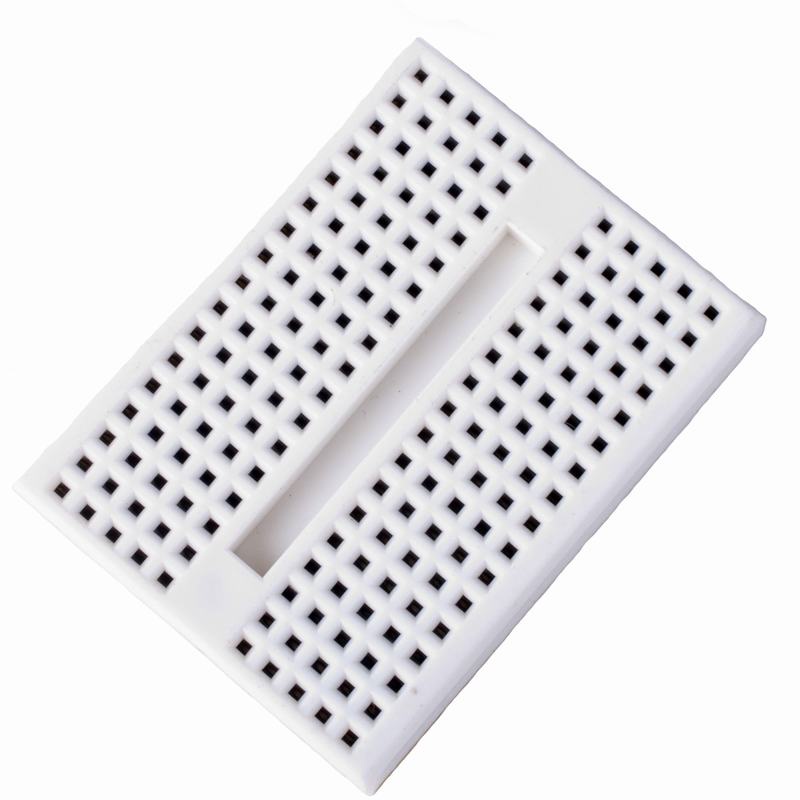 สต็อกพร้อม* 1 ชิ้น,WHITE 170 Point Solderless PCB Mini Breadboard ...