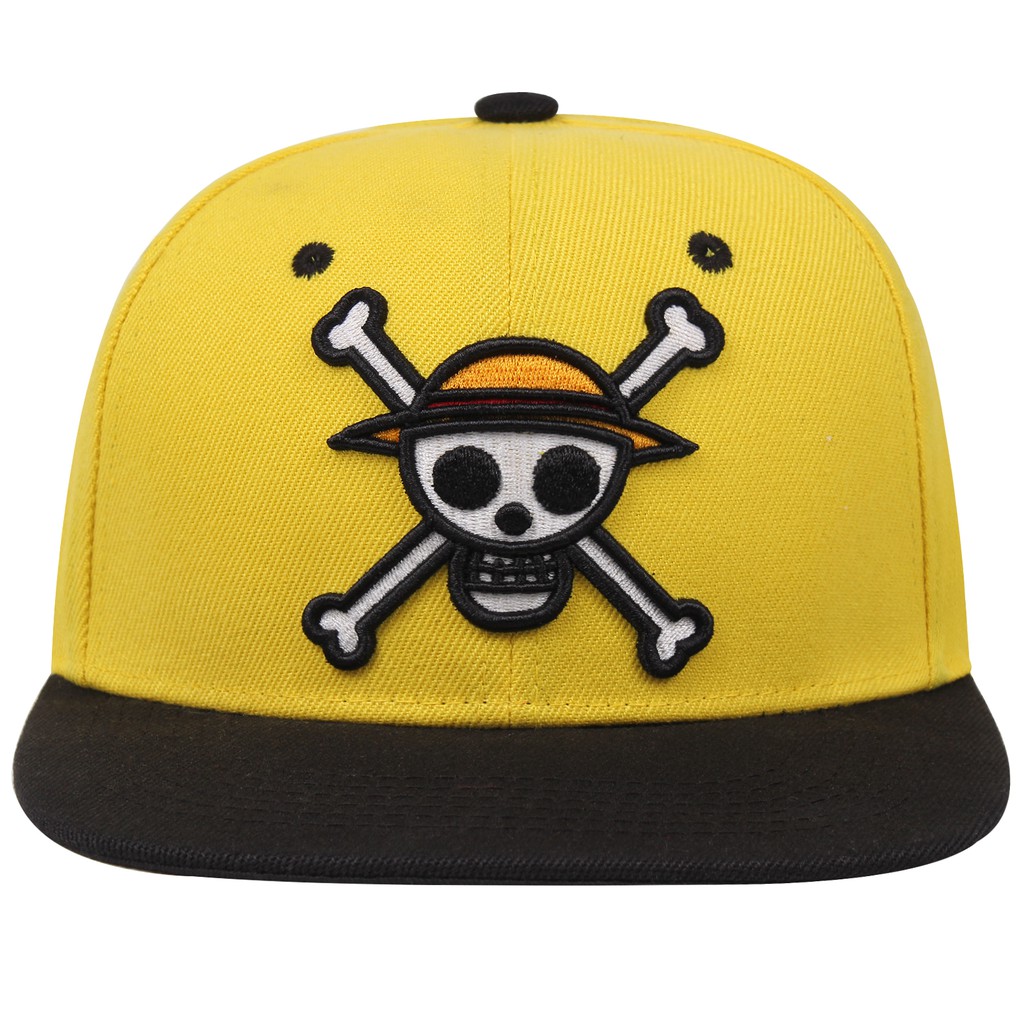 Pirate Unisex trucker Cap One Piece flat brims Cap 100% Cotton Anime ...